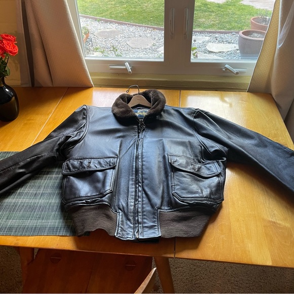Cooper | Jackets & Coats | Navel Leather Flight Jacket Ie Bomber Jacket ...